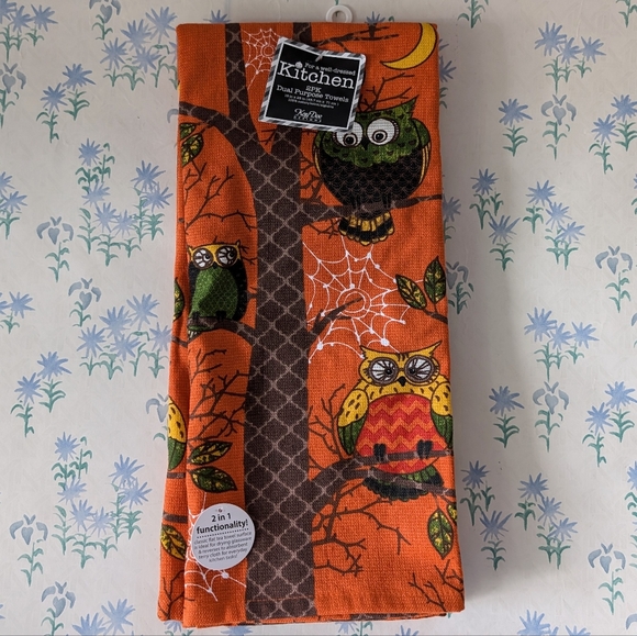 Kay Dee | Kitchen | Kay Dee Retro Halloween Owl Kitchen Towels New ...
